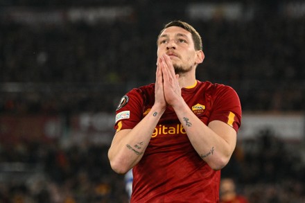 Andrea Belotti Roma During Uefa Europa Editorial Stock Photo - Stock ...