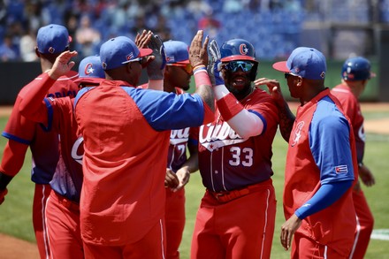 Yadir Drake Cuba 2r Celebrates Score Editorial Stock Photo - Stock ...