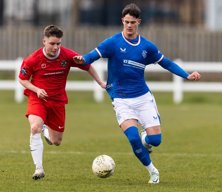 Rangers B Team Midfielder Arron Lyall Editorial Stock Photo - Stock ...