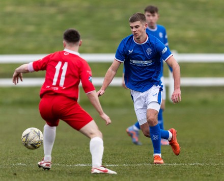 Rangers B Team Midfielder Mackenzie Strachan Editorial Stock Photo ...