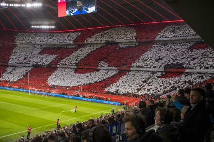 Fussball Choreographie Der Suedkurve Munich Germany Editorial Stock ...