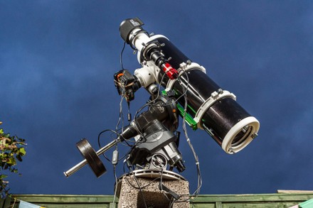 Telescope Arnauds Garden an Eccentric Stargazer Editorial Stock Photo ...