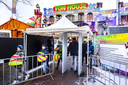 Amsterdam Safety Measures Fair Westerpark Measures Editorial Stock ...