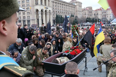 People Pay Their Last Respects Hero Editorial Stock Photo - Stock Image | Shutterstock
