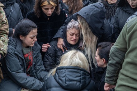 Military Volunteer Maria Berlinska Bids Farewell Editorial Stock Photo ...