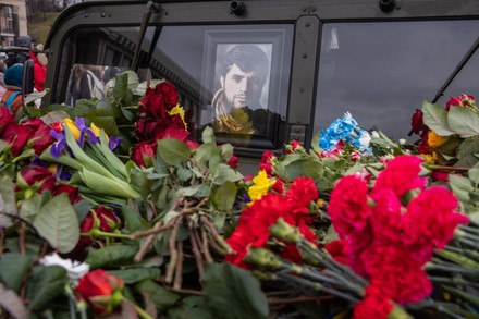Military Volunteer Maria Berlinska Bids Farewell Editorial Stock Photo ...