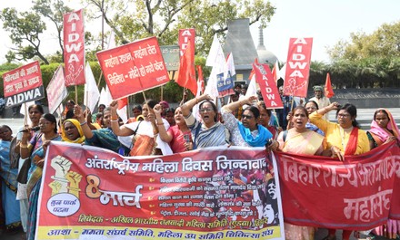 Members All India Democratic Womens Association Editorial Stock Photo ...