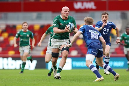 Josh Caulfield London Irish Runs Ball Editorial Stock Photo - Stock ...
