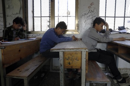 Pupils Take Final Exam Public School Editorial Stock Photo - Stock ...