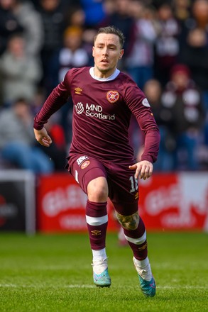 Barrie Mckay Hearts During Viaplay Scottish Editorial Stock Photo ...
