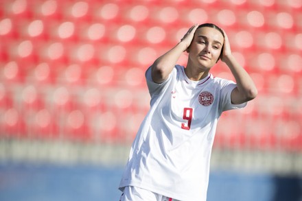 Signe Christensen Denmark Celebrates After Scoring Editorial Stock ...