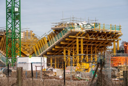 Hs2 High Speed Rail 2 Construction Editorial Stock Photo - Stock Image ...
