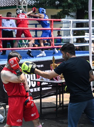 Boxer Prepares Before Competition During Jakarta Editorial Stock Photo ...