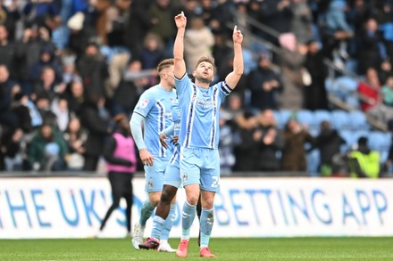 Goal Coventry City Forward Matt Godden Editorial Stock Photo - Stock ...