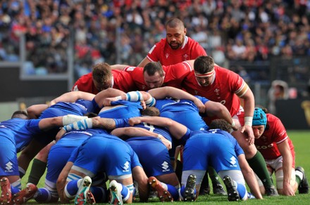 Players Ready Scrum During 2023 Guinness Editorial Stock Photo - Stock ...
