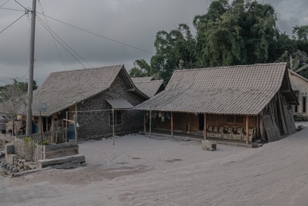 Houses Covered By Ash After Mount Editorial Stock Photo - Stock Image ...