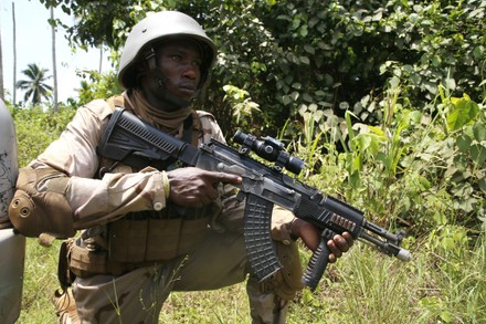 Nigerien Special Forces Soldier Takes Part Editorial Stock Photo ...