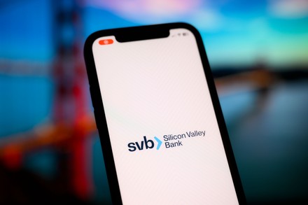 Silicon Valley Bank Svb Logo Seen Editorial Stock Photo - Stock Image ...