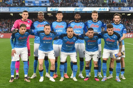 Ssc Napoli Line Team Photo During Editorial Stock Photo - Stock Image ...