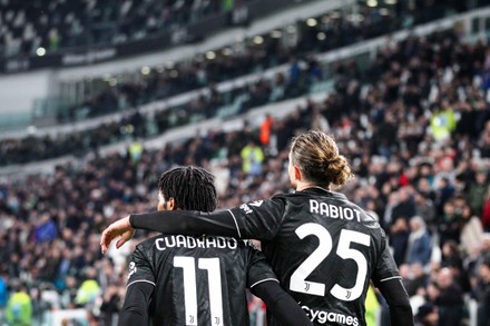 Juventus Midfielder Adrien Rabiot 25 Celebrates Editorial Stock Photo ...