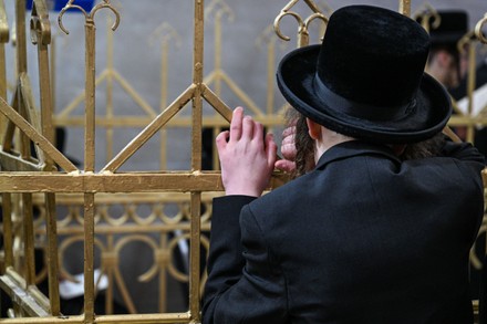 Orthodox Jewish Pilgrim Takes Part Celebrations Editorial Stock Photo ...