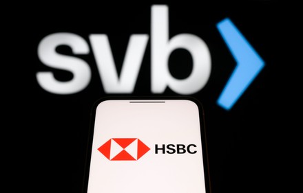 Hsbc Bank Logo Seen This Photo Editorial Stock Photo - Stock Image | Shutterstock