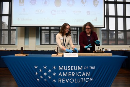 Museum Staff Presents Artifacts During Repatriation Editorial Stock ...