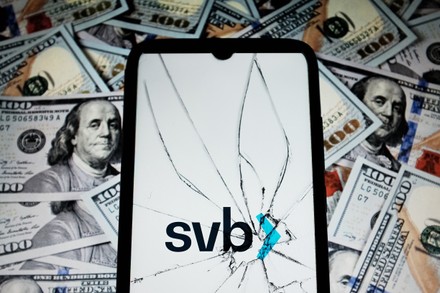 Silicon Valley Svb Bank Logo Seen Editorial Stock Photo - Stock Image ...