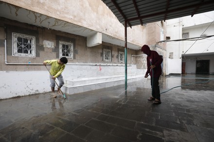 People Clean Mosque Preparation Muslim Holy Editorial Stock Photo ...