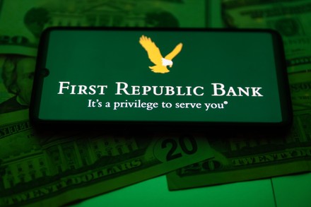 First Republic Bank Logo Displayed On Editorial Stock Photo - Stock ...