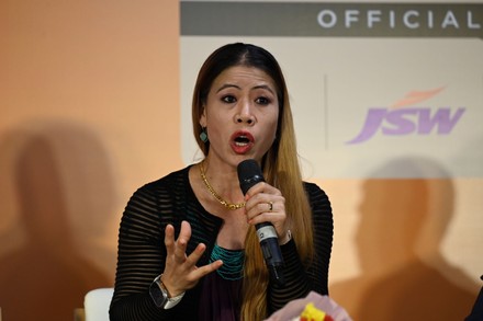 Indian Boxing Legend Mc Mary Kom Editorial Stock Photo - Stock Image ...