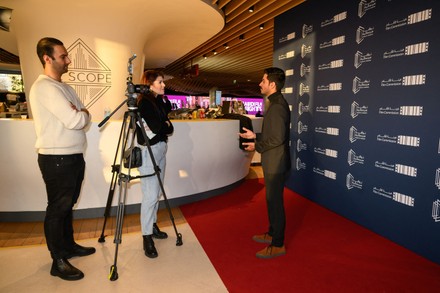 Attending Saudi Film Nights Opening Pathe Editorial Stock Photo - Stock ...