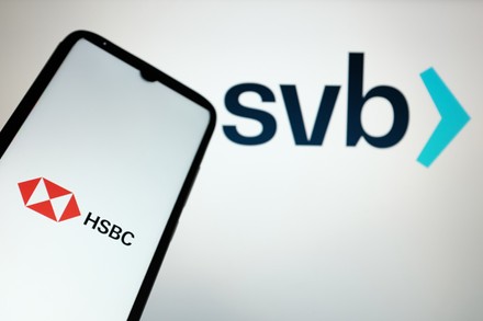__COUNT__ HSBC - SVB Illustration, Chania, Greece - 13 Mar 2023 Stock ...