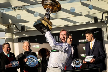 Unibet Champion Hurdle Challenge Trophy Jockey Editorial Stock Photo ...