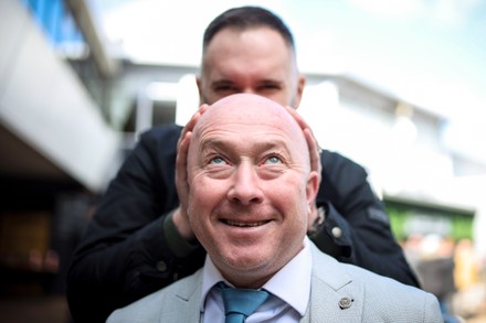 Andrew Barrow Receives Kiss On Head Editorial Stock Photo - Stock Image ...