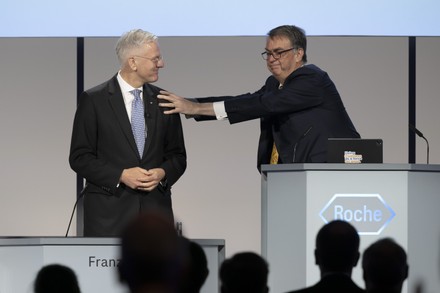 Designated Ceo Roche Thomas Schinecker Speaks Editorial Stock Photo ...