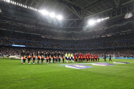 Teams Line Before Start Match Editorial Stock Photo - Stock Image ...