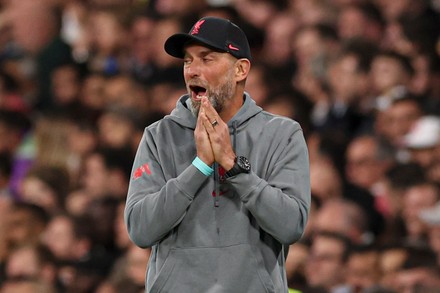 Liverpool Manager Jurgen Klopp Looks Dejected Editorial Stock Photo ...