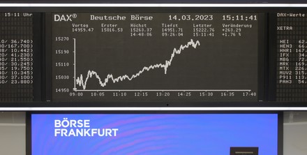View Dax Performance Index Inside Frankfurt Editorial Stock Photo ...