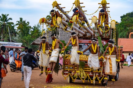 India Kerala Paravur Festival Hindouiste De Editorial Stock Photo ...