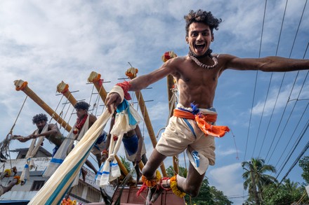 India Kerala Paravur Festival Hindouiste De Editorial Stock Photo ...
