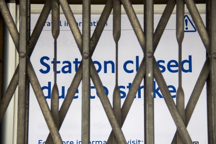 Train Tube Stations Closed Offering Limited Editorial Stock Photo ...