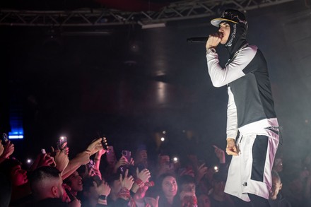 Italian Raphip Hop Singer Shiva During Editorial Stock Photo - Stock ...