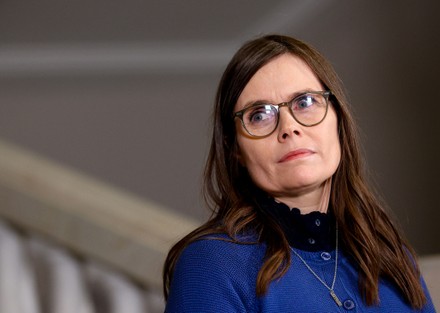 Prime Minister Iceland Katrin Jakobsdottir During Editorial Stock Photo ...