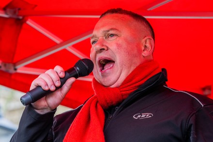 Alex Gordon Rmt President Pcs Union Editorial Stock Photo - Stock Image ...