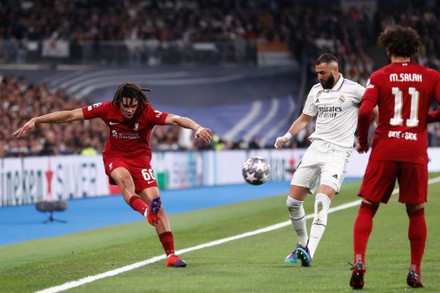 Trent Alexanderarnold Liverpool Fc Karim Benzema Editorial Stock Photo ...