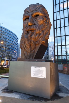 Statue Syrian Poet Almaari By Syrian Editorial Stock Photo - Stock ...