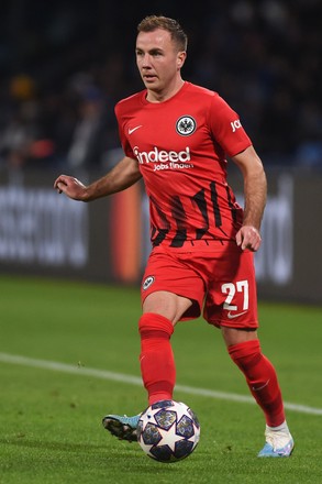 Mario Gotze Eintracht Frankfurt During Uefa Editorial Stock Photo ...