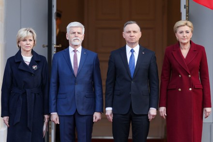 Polish President Andrzej Duda 2r His Editorial Stock Photo - Stock ...