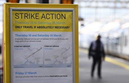 Public Notice Warning Strike Action Waterloo Editorial Stock Photo ...